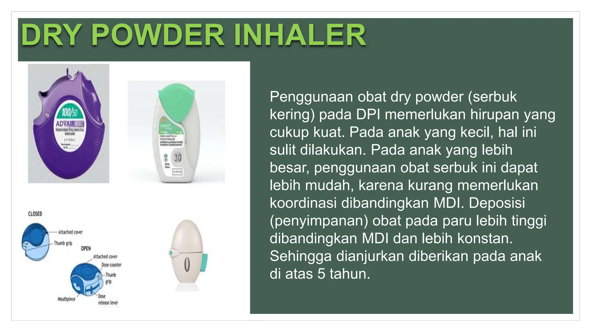 Sediaan inhalasi di farmasi rumah sakit I | PPTX
