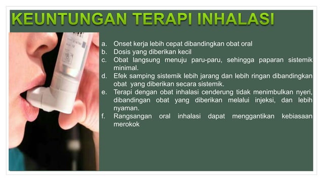 Sediaan inhalasi di farmasi rumah sakit I | PPTX