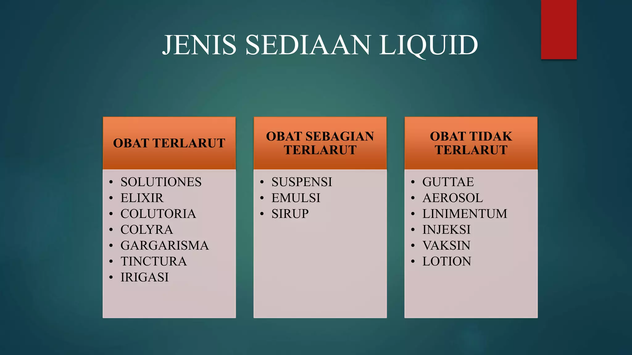 Sediaan liquid 1 | PPTX