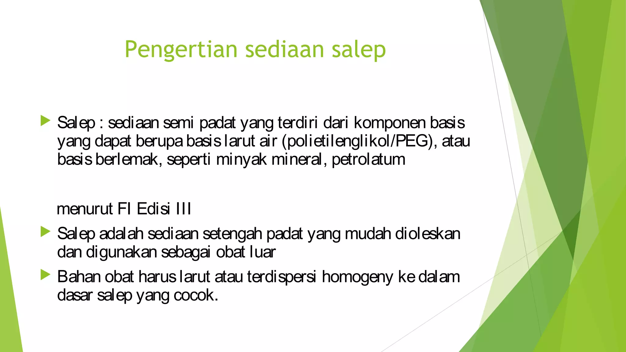 Sediaan semi solid | PPT