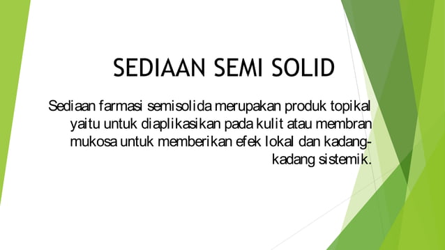 Sediaan semi solid | PPT