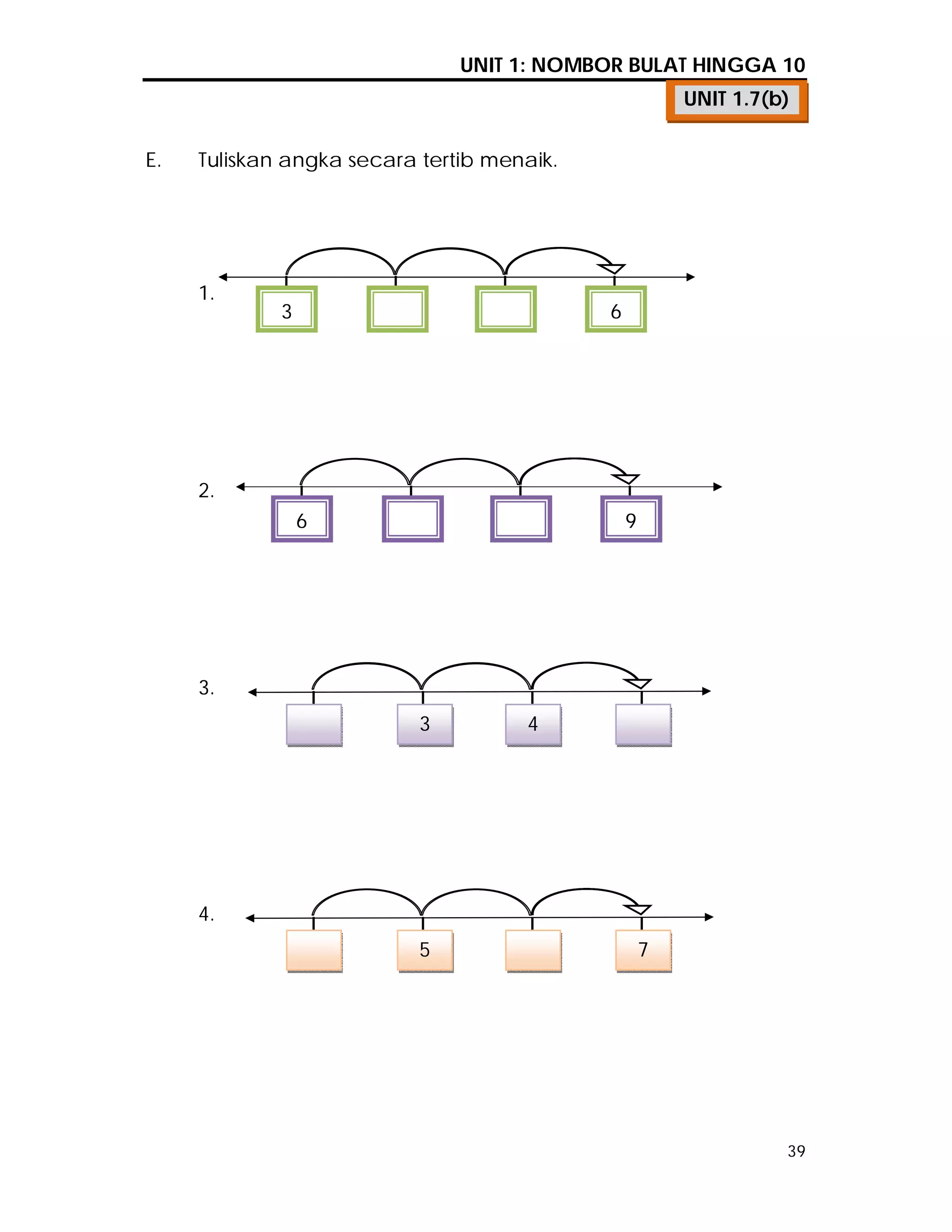 Modul Numerasi Murid Tahun 1-Nombor Bulat Hingga 10 | PDF