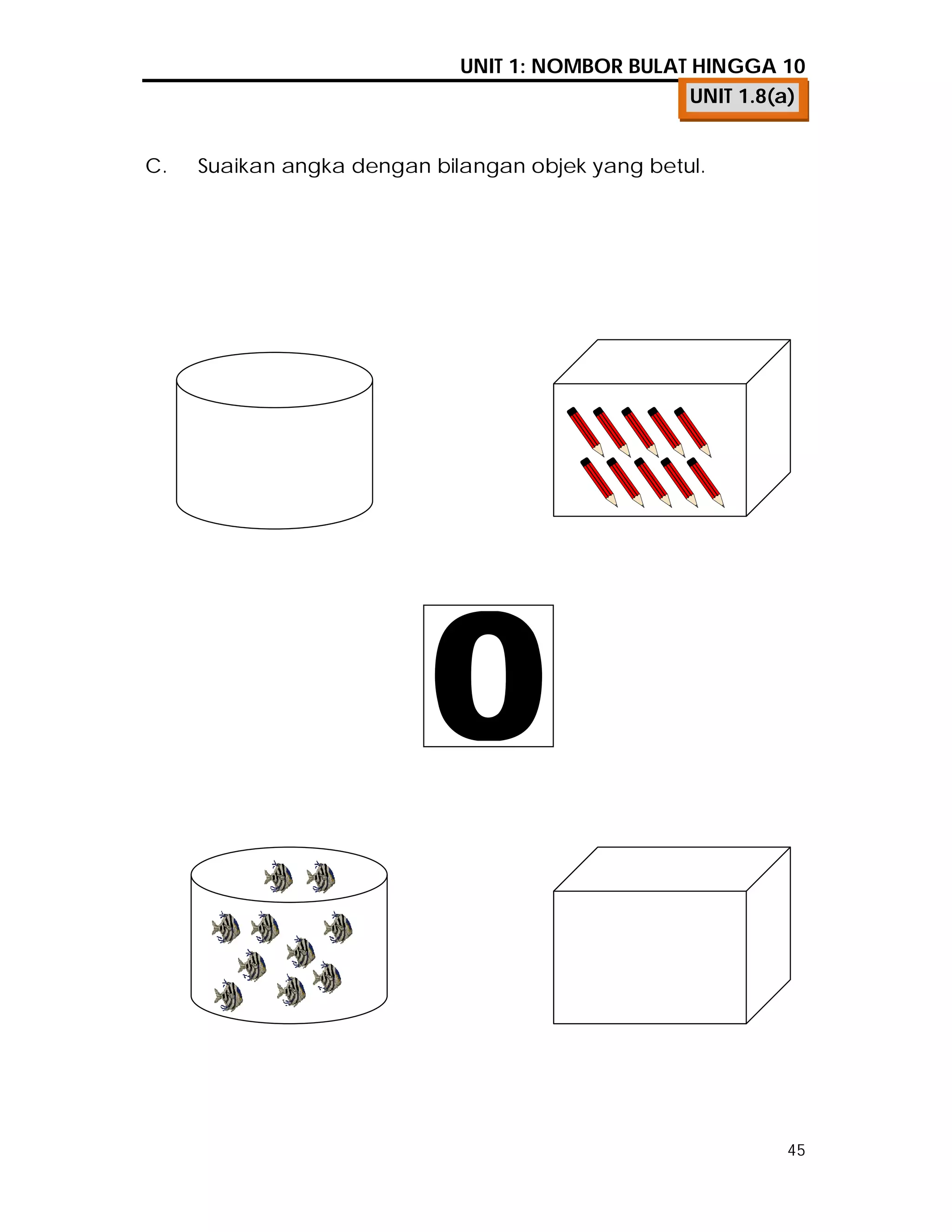 Modul Numerasi Murid Tahun 1-Nombor Bulat Hingga 10 | PDF