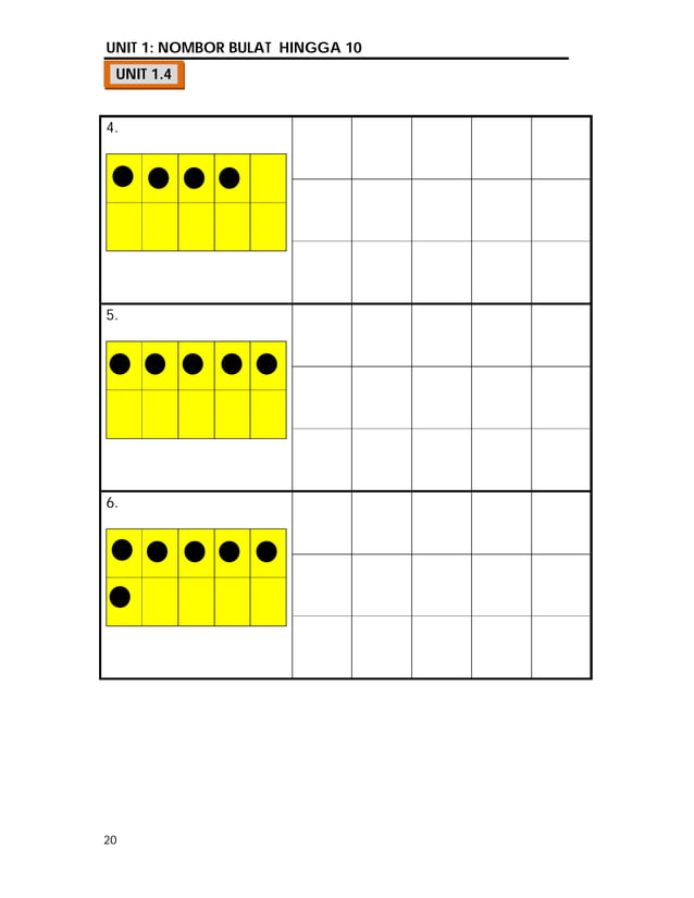 Modul Numerasi Murid Tahun 1-Nombor Bulat Hingga 10 | PDF