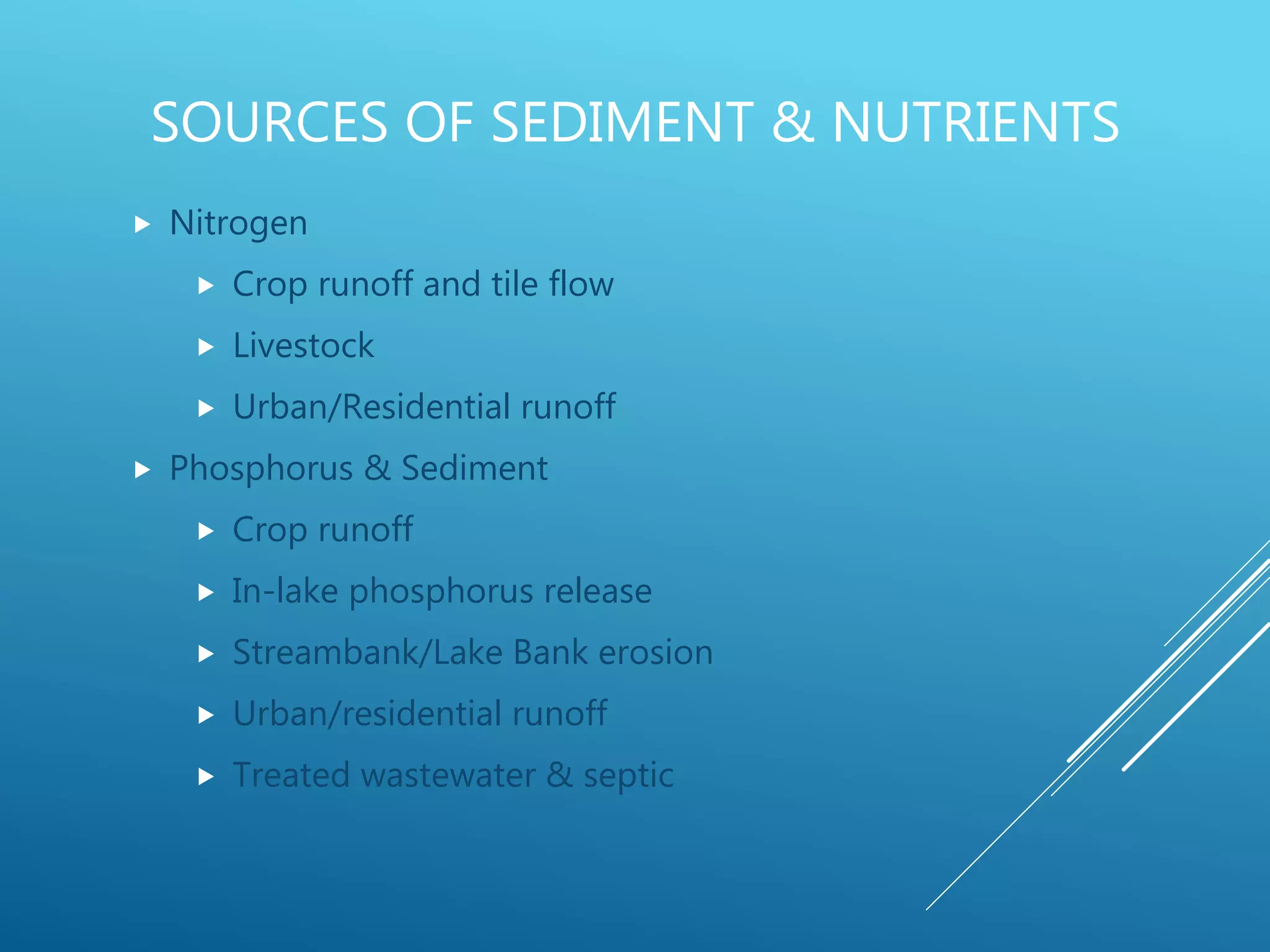 Sediment and nutrient load model | PPTX