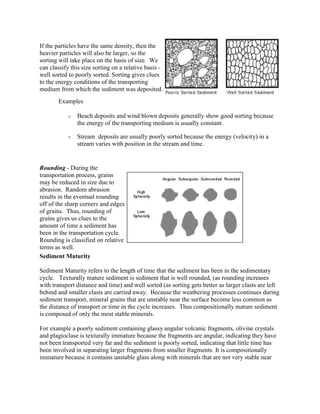 Sediment and sedimentary rocksssssssssssssssssssssss begin here | DOCX ...