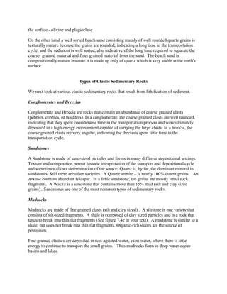 Sediment and sedimentary rocksssssssssssssssssssssss begin here | DOCX ...