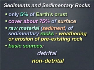 Sedimentary rock’s geology ppt science ppt | PDF