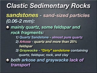 Sedimentary rock’s geology ppt science ppt | PDF