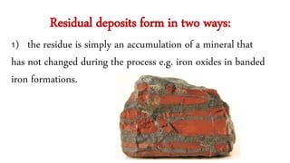 Sedimentary ore forming process | PPTX