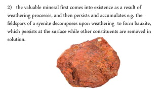 Sedimentary ore forming process | PPT