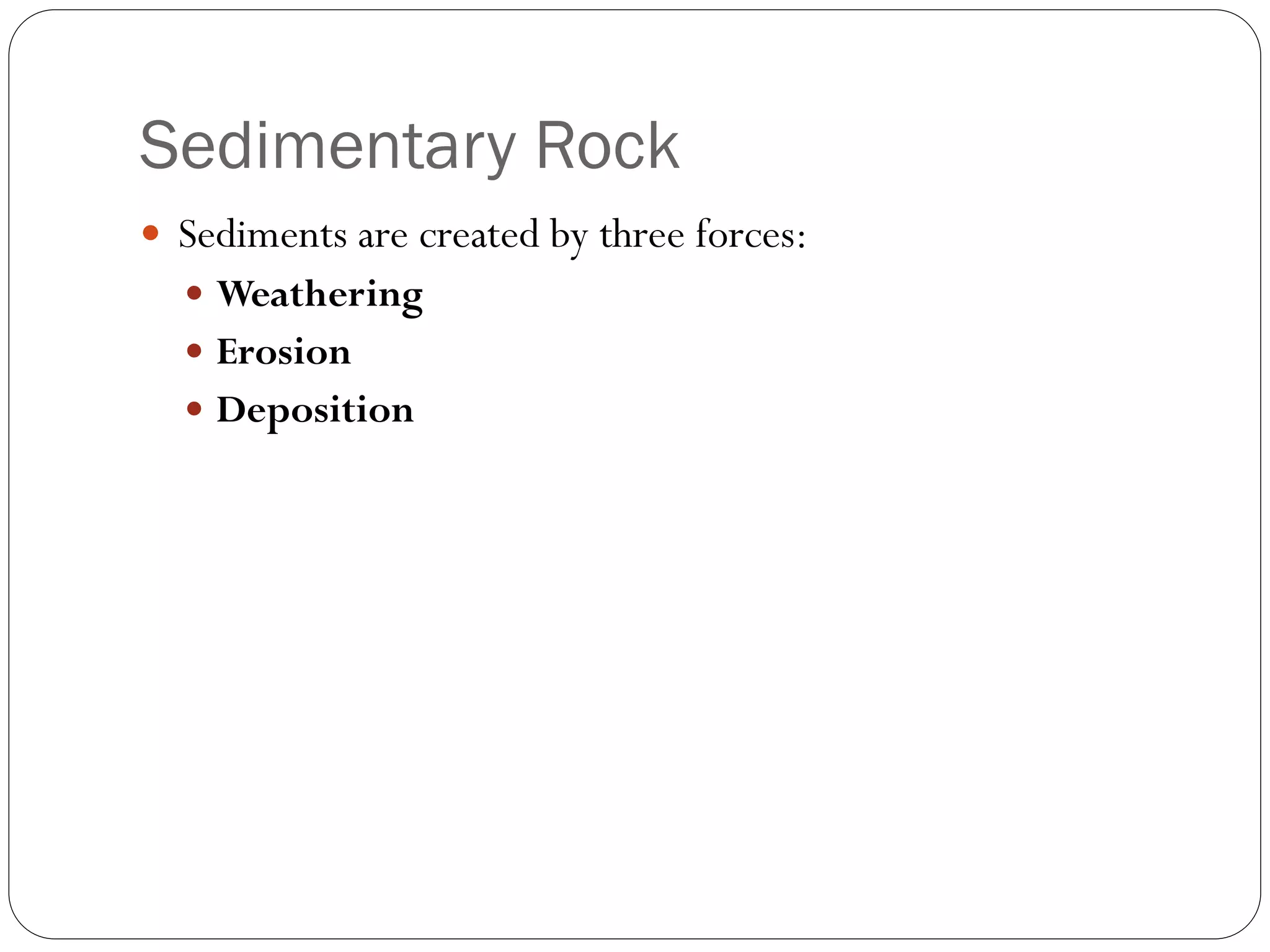 Sedimentary rock | PPTX