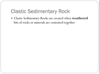 Sedimentary rock | PPTX