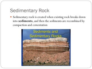 Sedimentary rock | PPTX