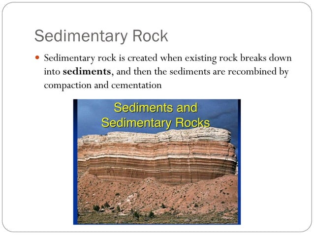 Sedimentary rock | PPTX