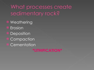 Sedimentary rocks | PPT