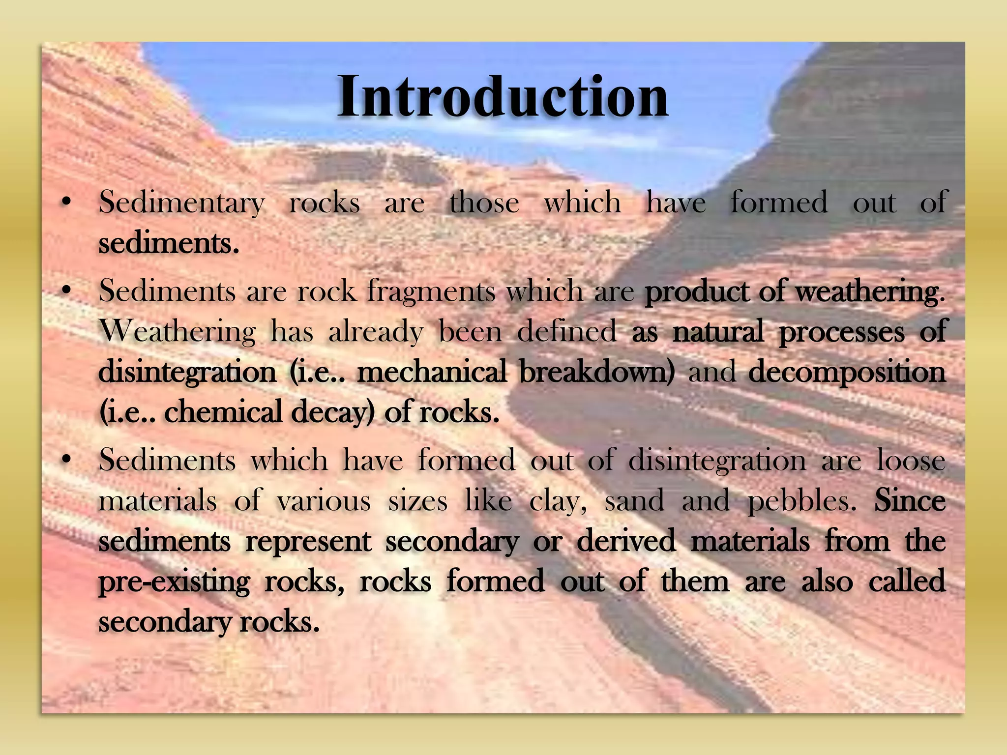 Sedimentary Rocks | PPTX