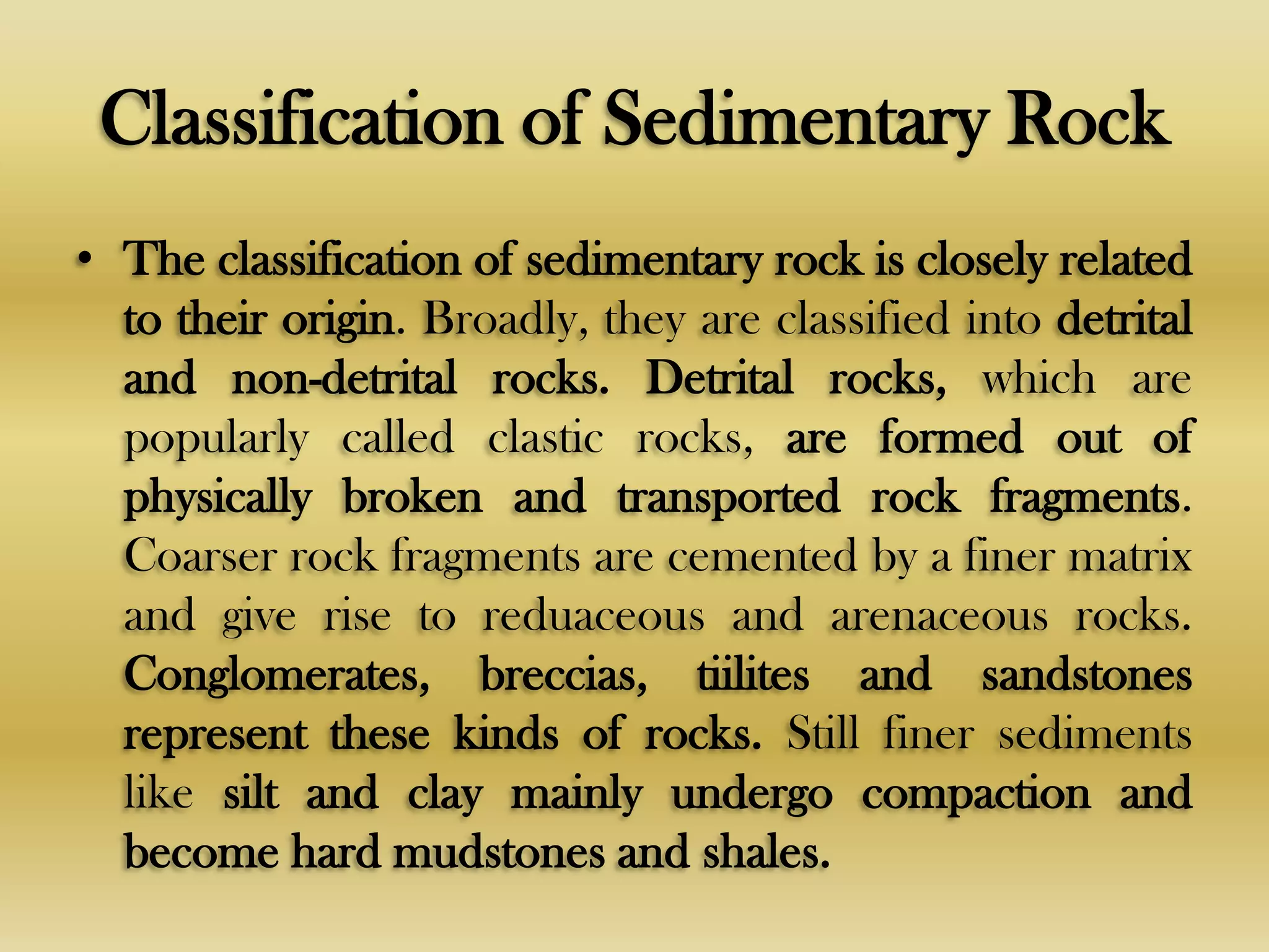 Sedimentary Rocks | PPTX