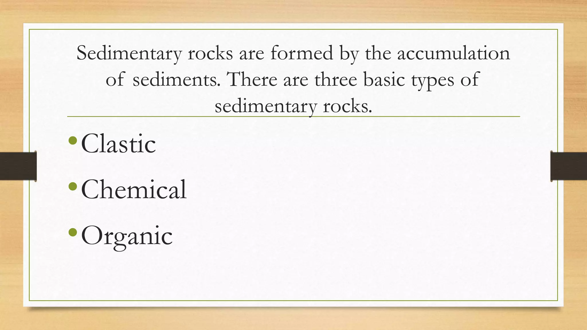 Sedimentary rocks | PPTX