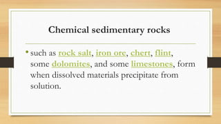 Sedimentary rocks | PPTX