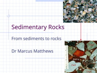 Sedimentary Rocks. Classification of Sedimentary rocks | PPT | Geology ...