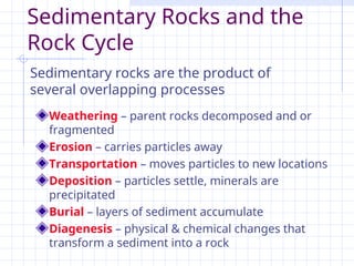 Sedimentary Rocks. Classification of Sedimentary rocks | PPT | Geology ...