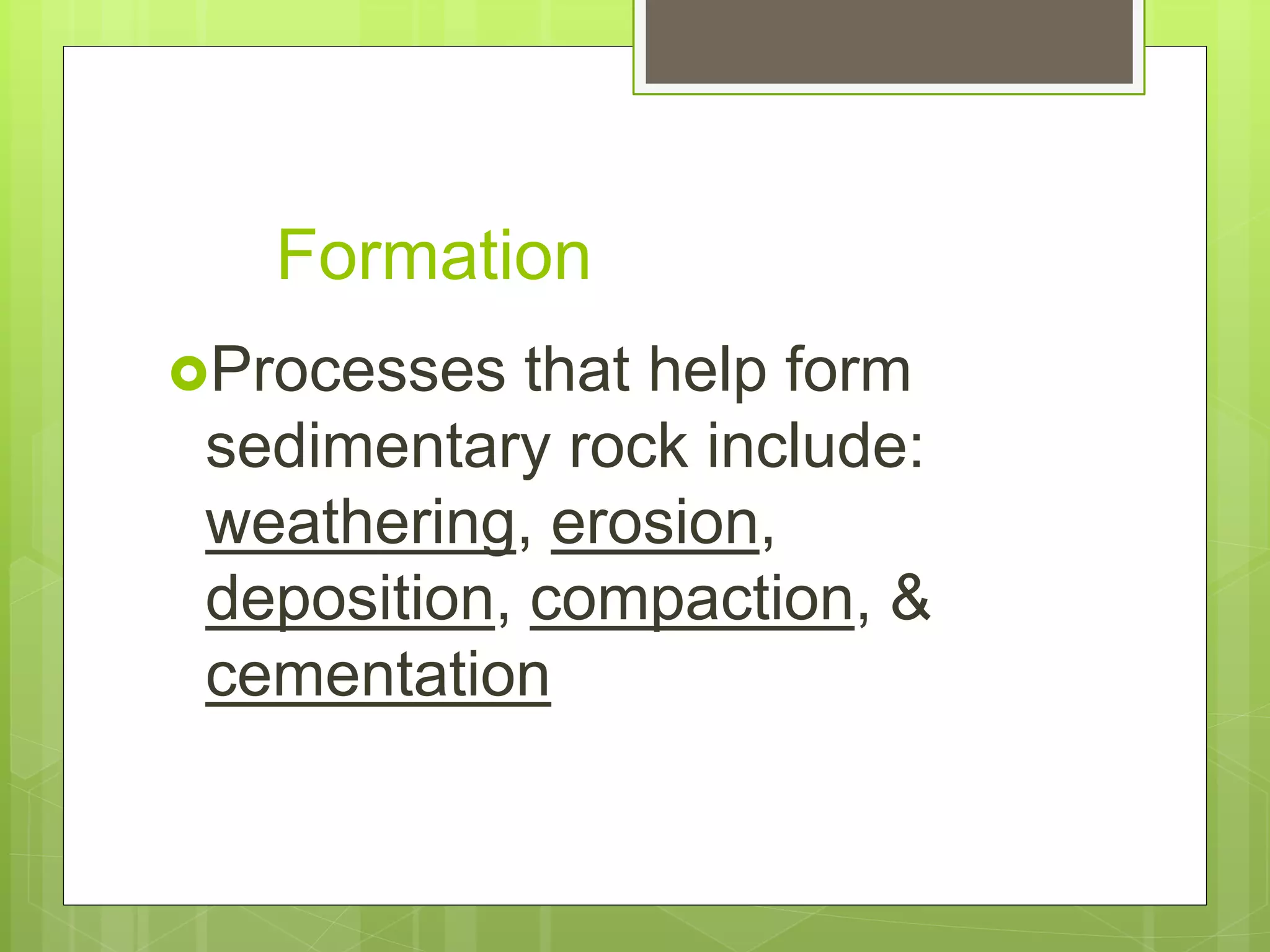 Sedimentary rocks slideshare | PPTX