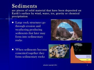 Sedimentary Rocks 2011 copyright | PPT