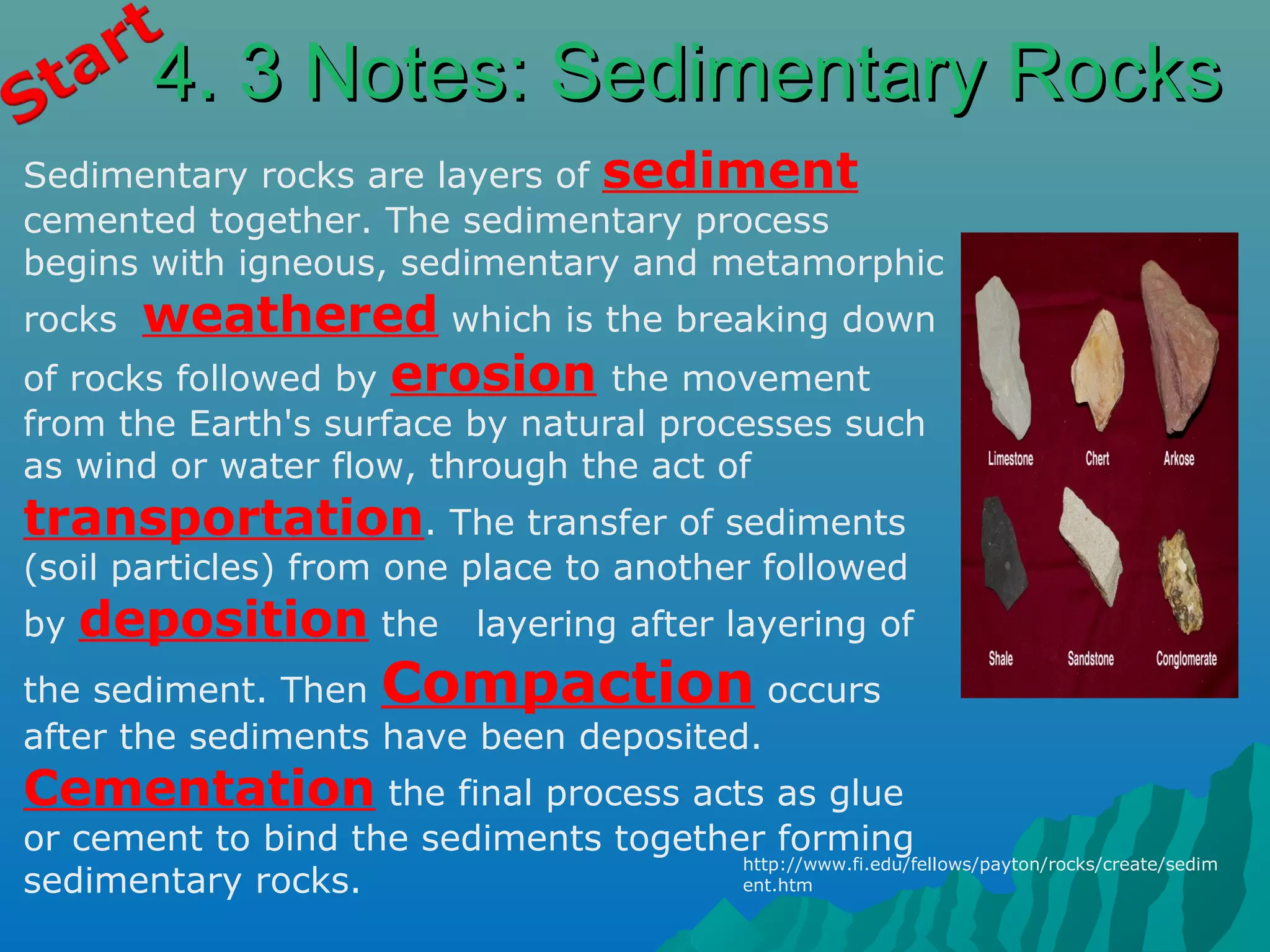 Sedimentary rocks 20122013 | PPT