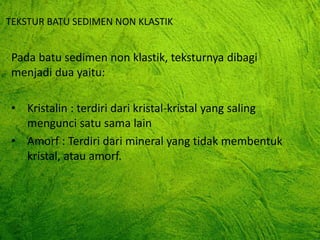 Sedimentary rocks, presentasi geologi | PPTX