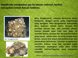Sedimentary rocks, presentasi geologi | PPTX