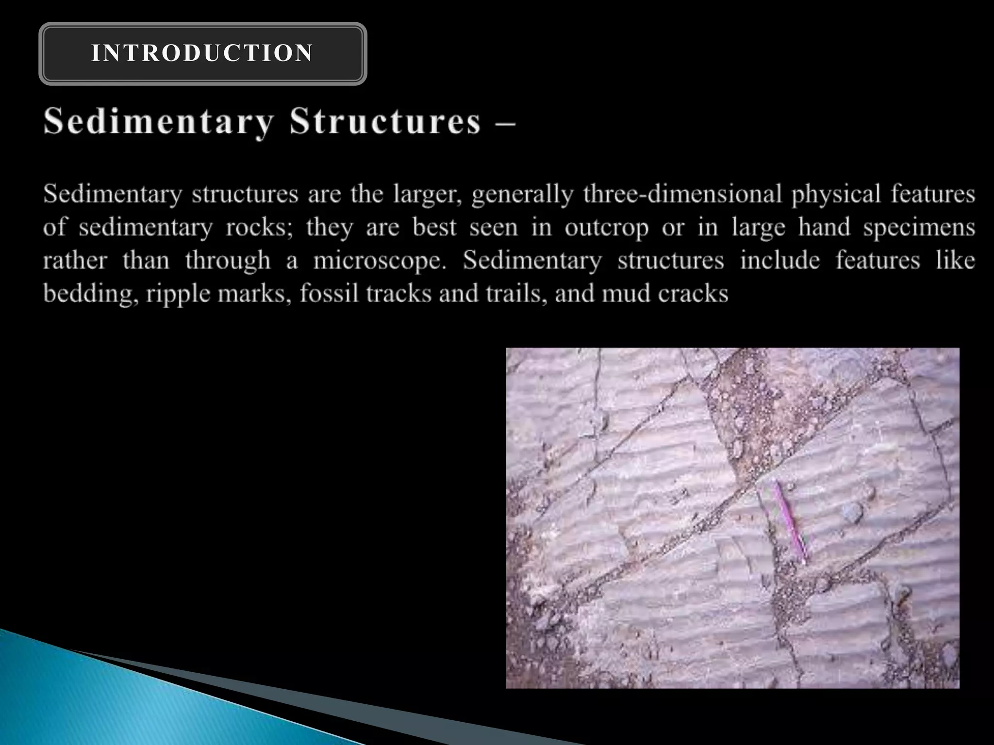 Sedimentary structures and mineralogy | PPTX | Geology | Science