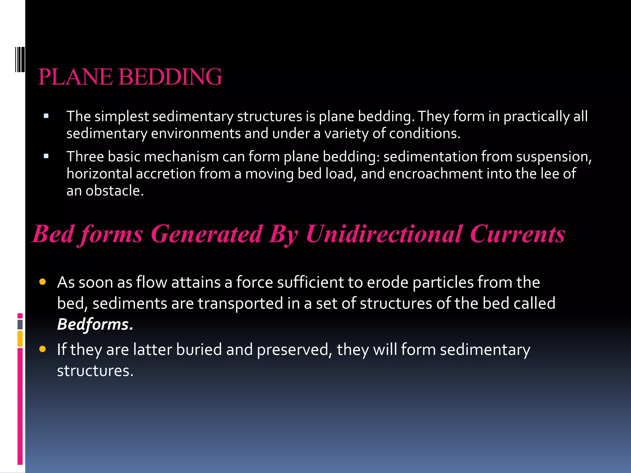 Sedimentary structures group presentation | PPTX