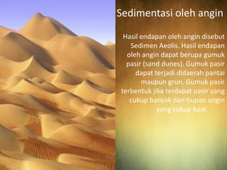 Presentasi Geografi kelas X Sedimentasi | PPT