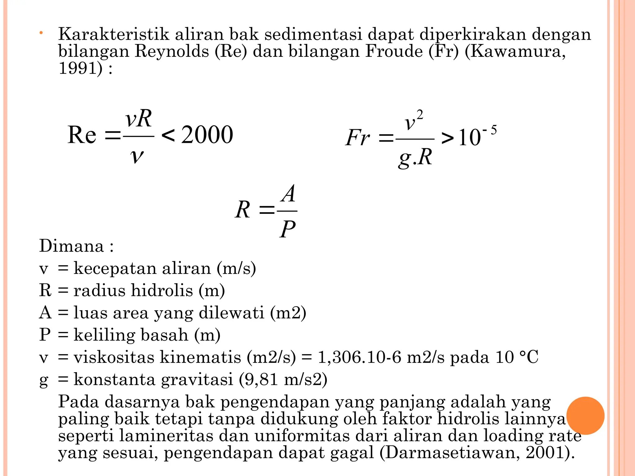 SEDIMENTASI PADA PENGOLAHAN AIR BAKU DI SUNGAI.ppt