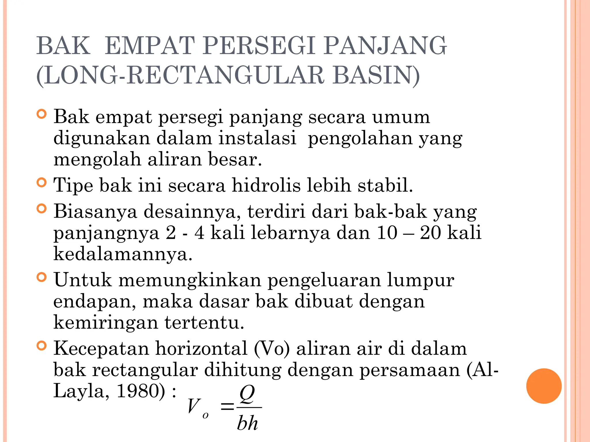 SEDIMENTASI PADA PENGOLAHAN AIR BAKU DI SUNGAI.ppt