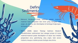SEDIMENTASI LAUT (Sedimentasi Marine).pptx