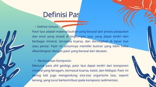 SEDIMENTASI LAUT (Sedimentasi Marine).pptx