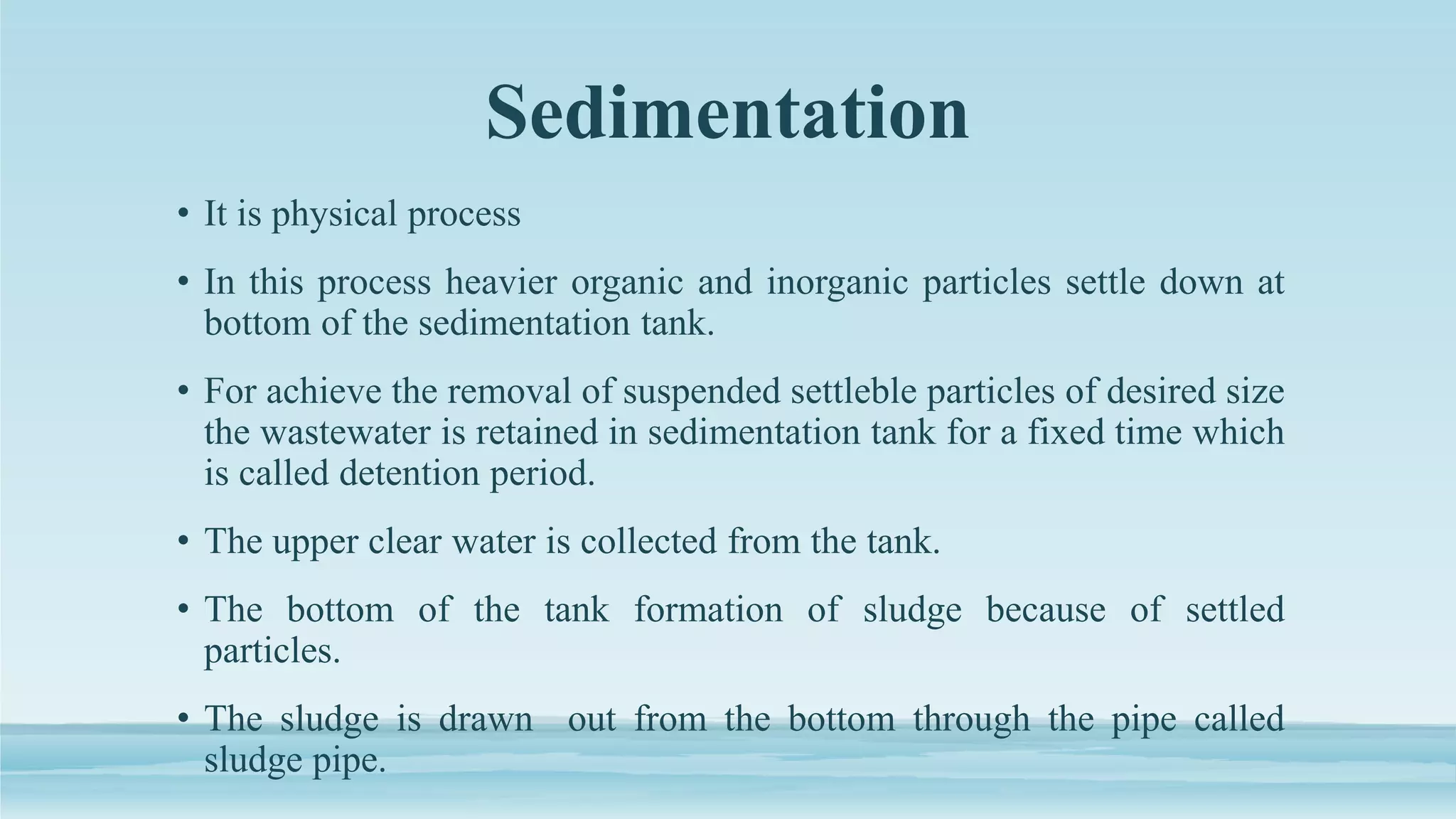 Sedimentation | PPTX