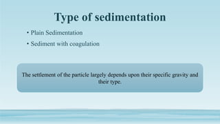 Sedimentation | PPTX