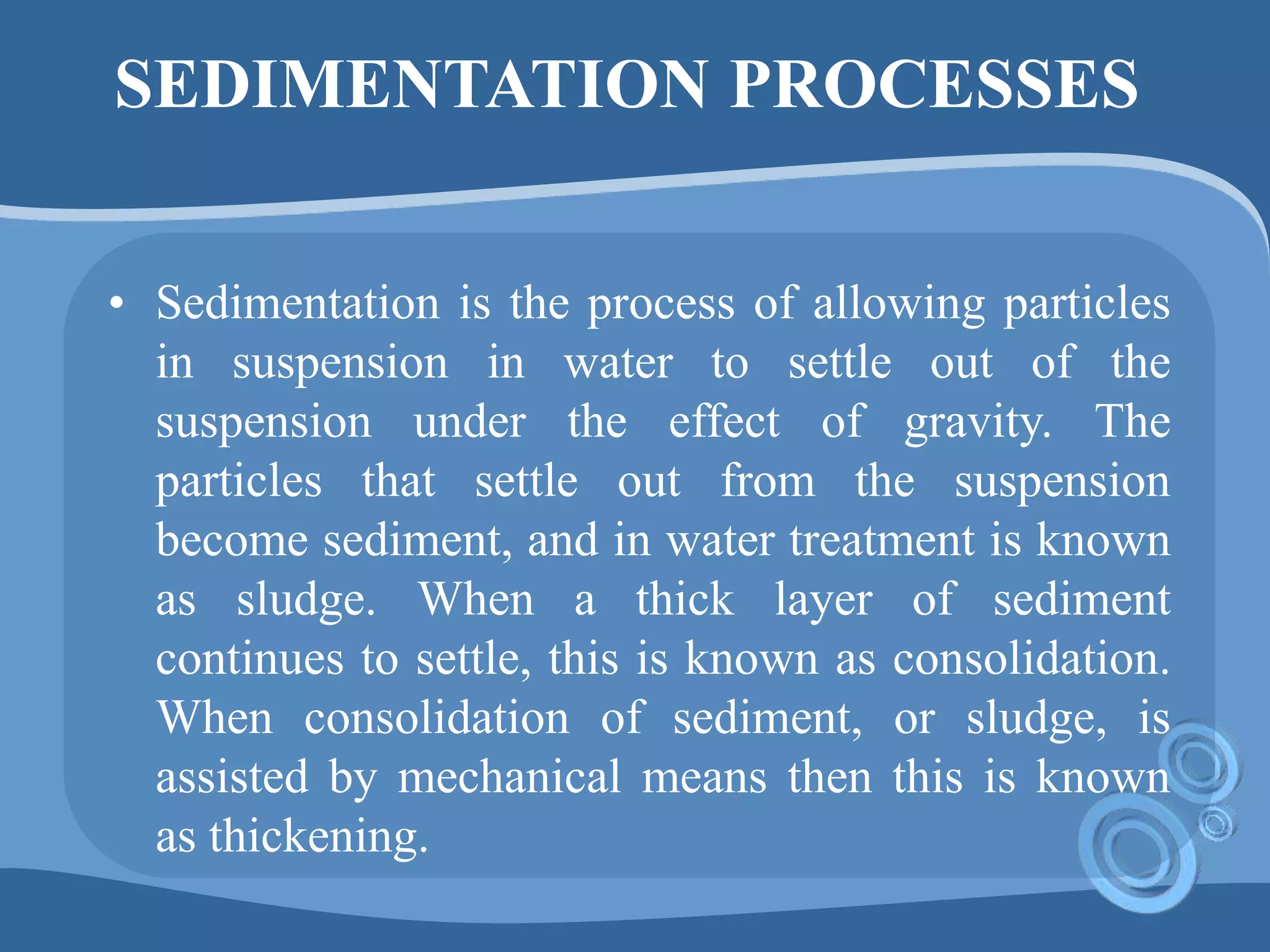 Sedimentation | PPTX