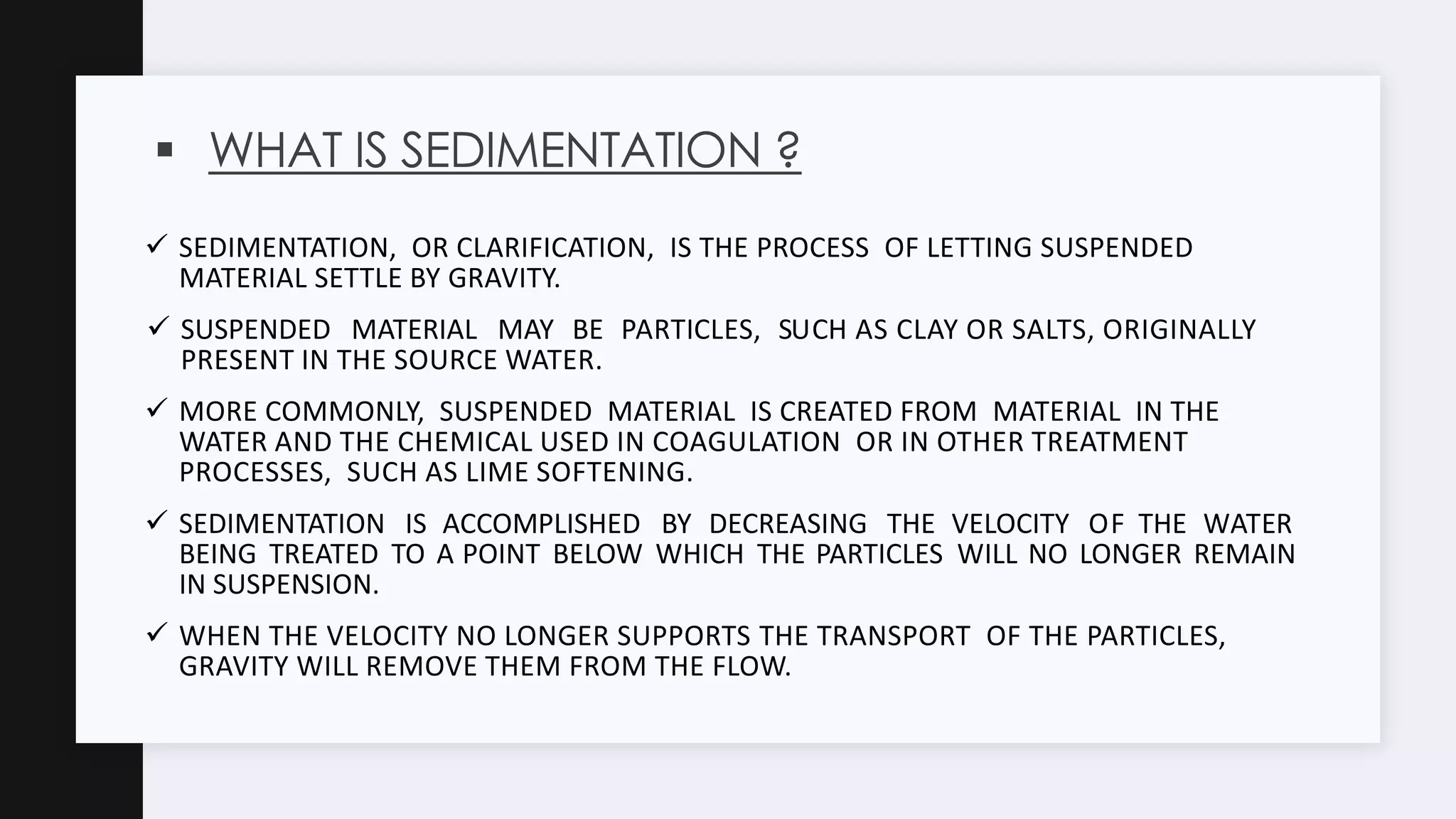 Sedimentation | PDF