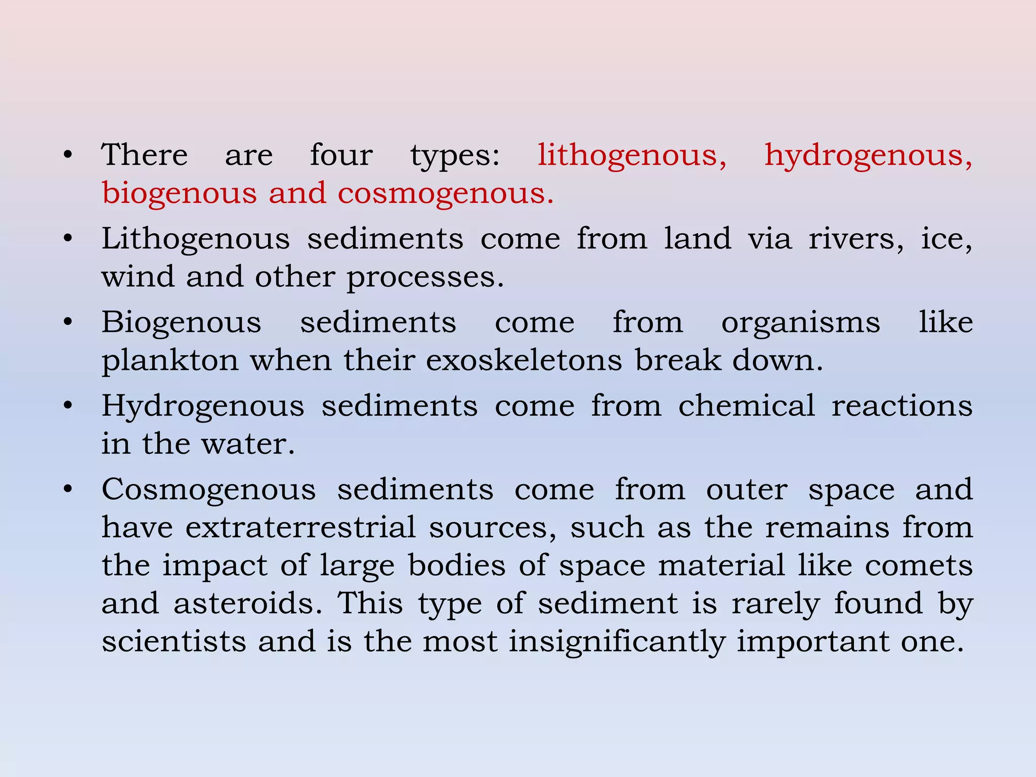 Sedimentation | PPTX