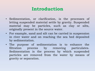 Sedimentation | PPTX