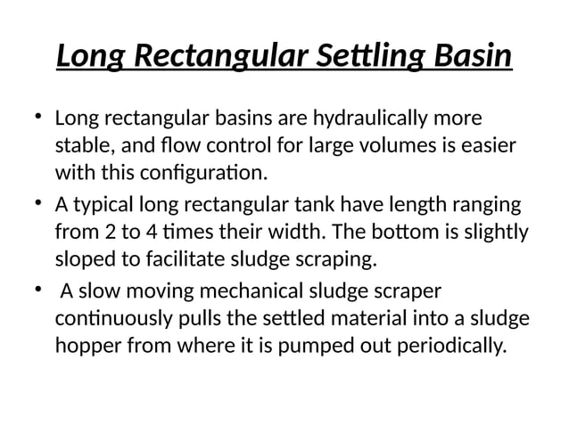 Sedimentation ( Settling ) Defination, Types, Design | PPTX | Chemistry ...