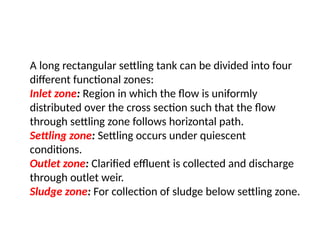 Sedimentation ( Settling ) Defination, Types, Design | PPTX | Chemistry | Science