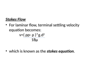 Sedimentation ( Settling ) Defination, Types, Design | PPTX | Chemistry ...