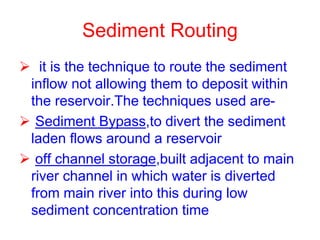 Sedimentation in Sotorage Projects- Challenges and Mitigation Measures ...