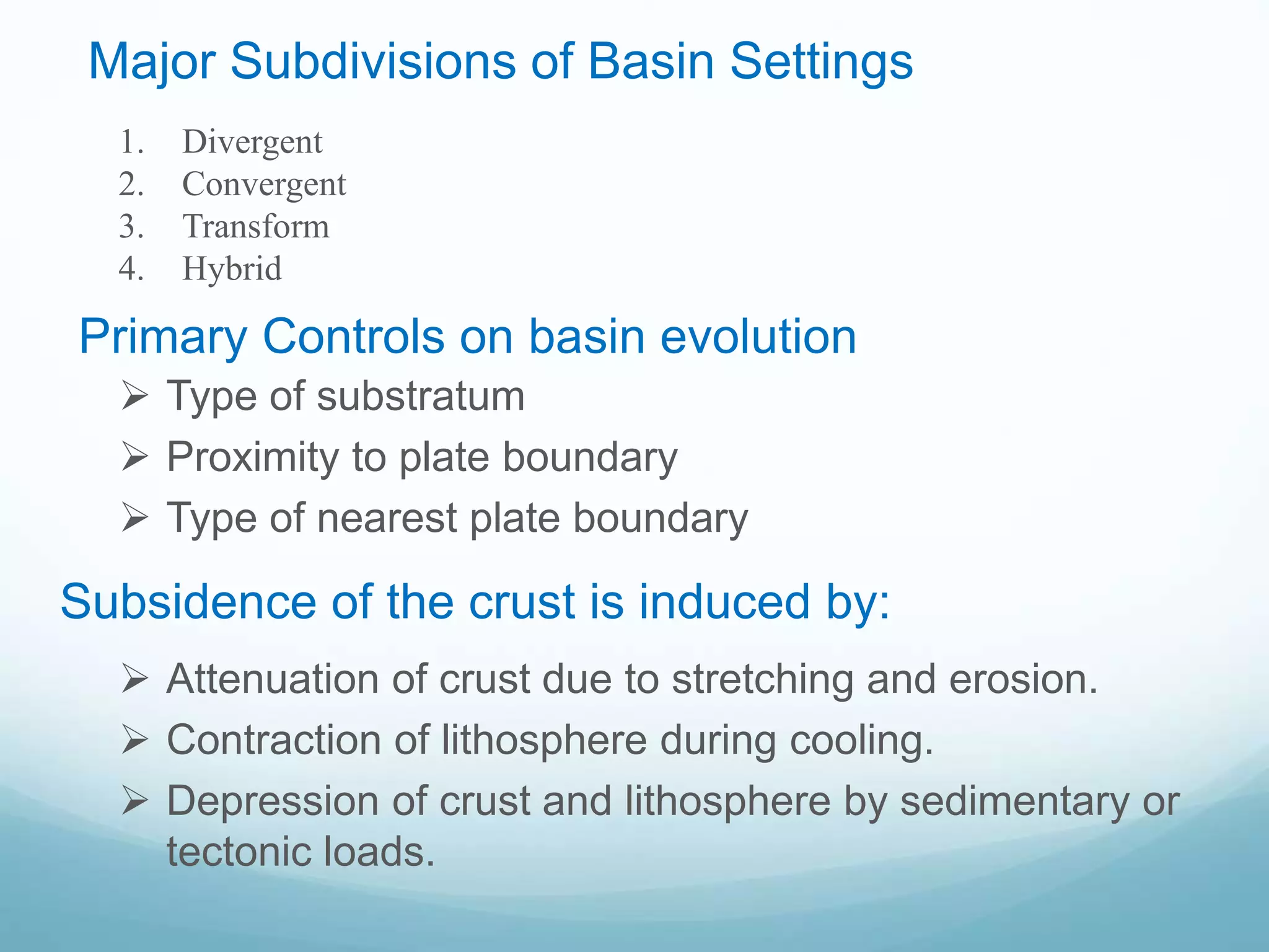 TECTONICS OF SEDIMENTARY BASINS | PPTX