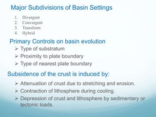 TECTONICS OF SEDIMENTARY BASINS | PPTX